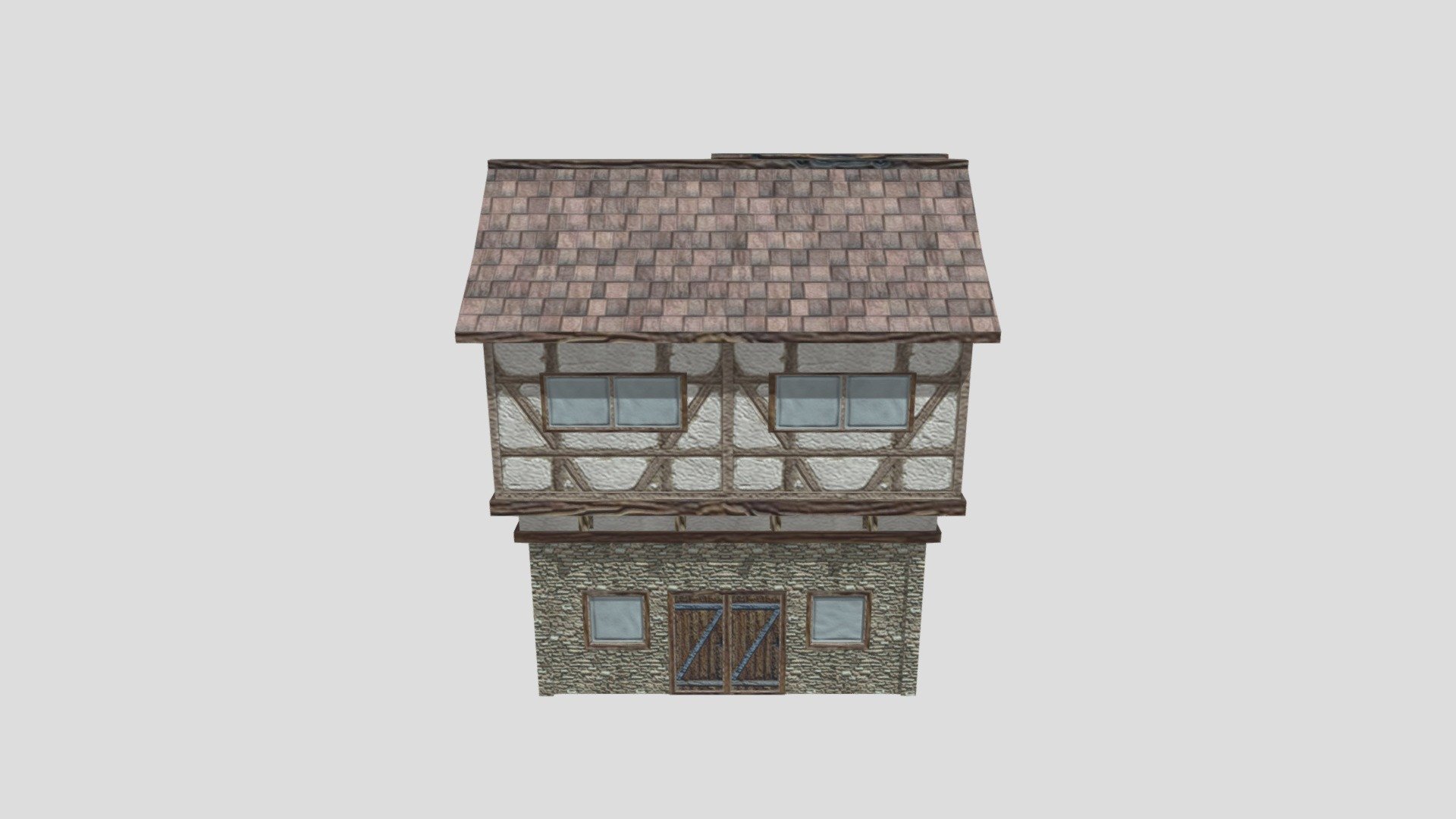 Medieval House Version 2 - 3D model by angelinag [cedf8aa] - Sketchfab