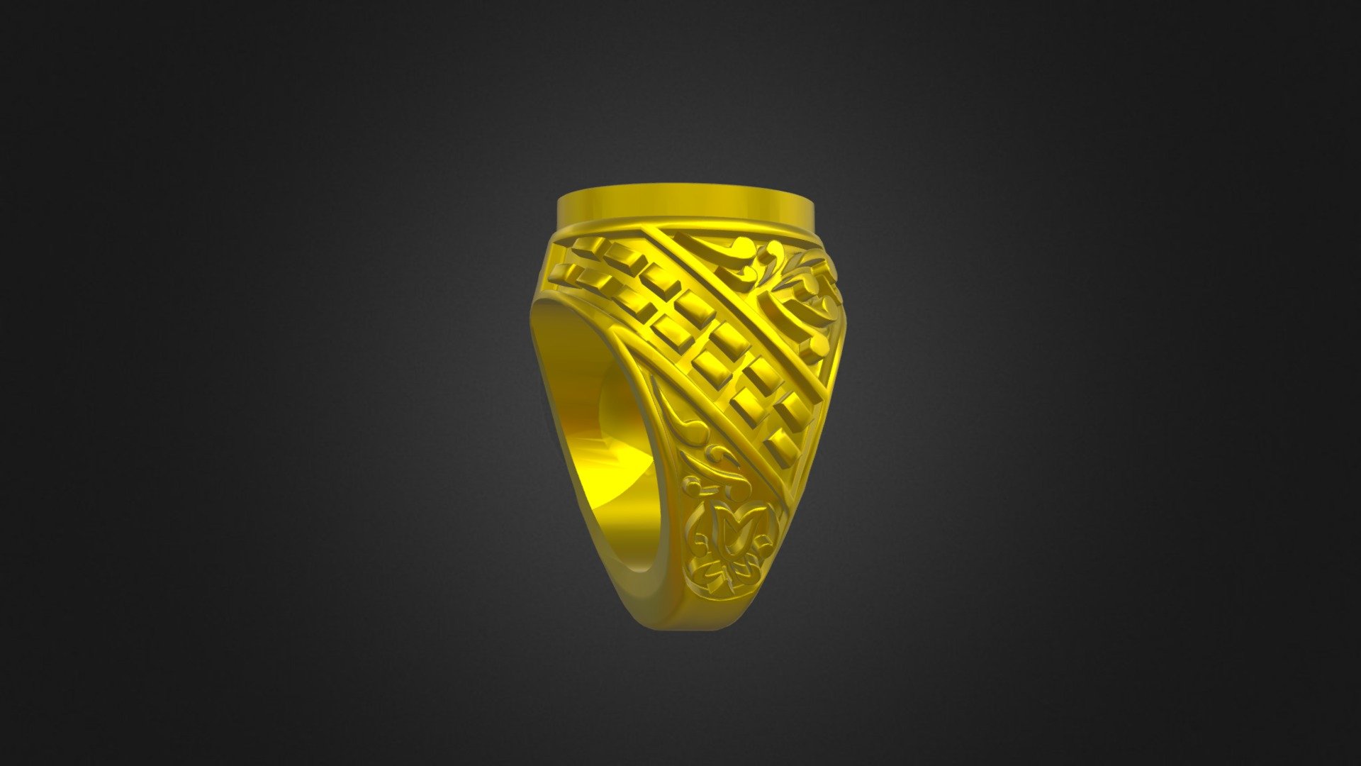 Printable 3D Ring - 3D model by ahmadmakhdom [cee06be] - Sketchfab