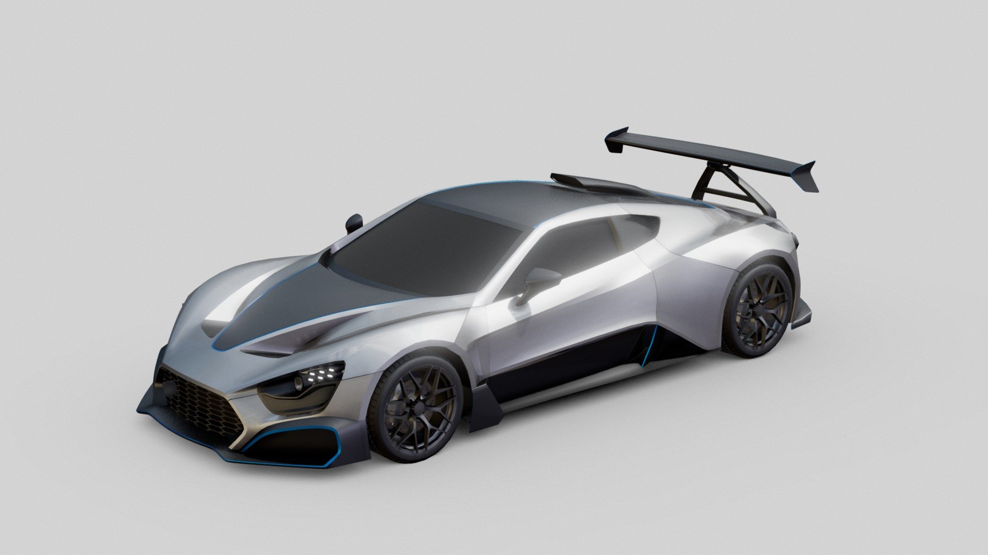 Zenvo TSR-S - 3D model by iSteven (@OneSteven) [cee0c3f] - Sketchfab