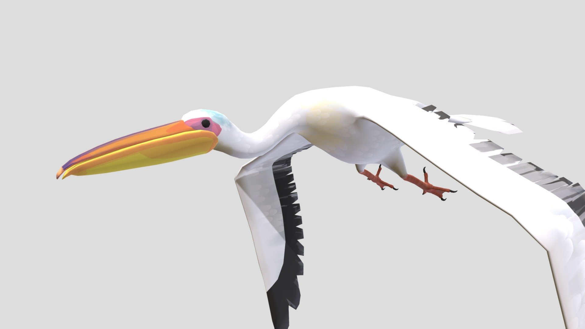Cartoon Pelican with animations - Buy Royalty Free 3D model by Mixall ...