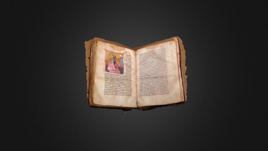 Illuminated Psalter - 3D model by cmroughan [cee1e8a] - Sketchfab