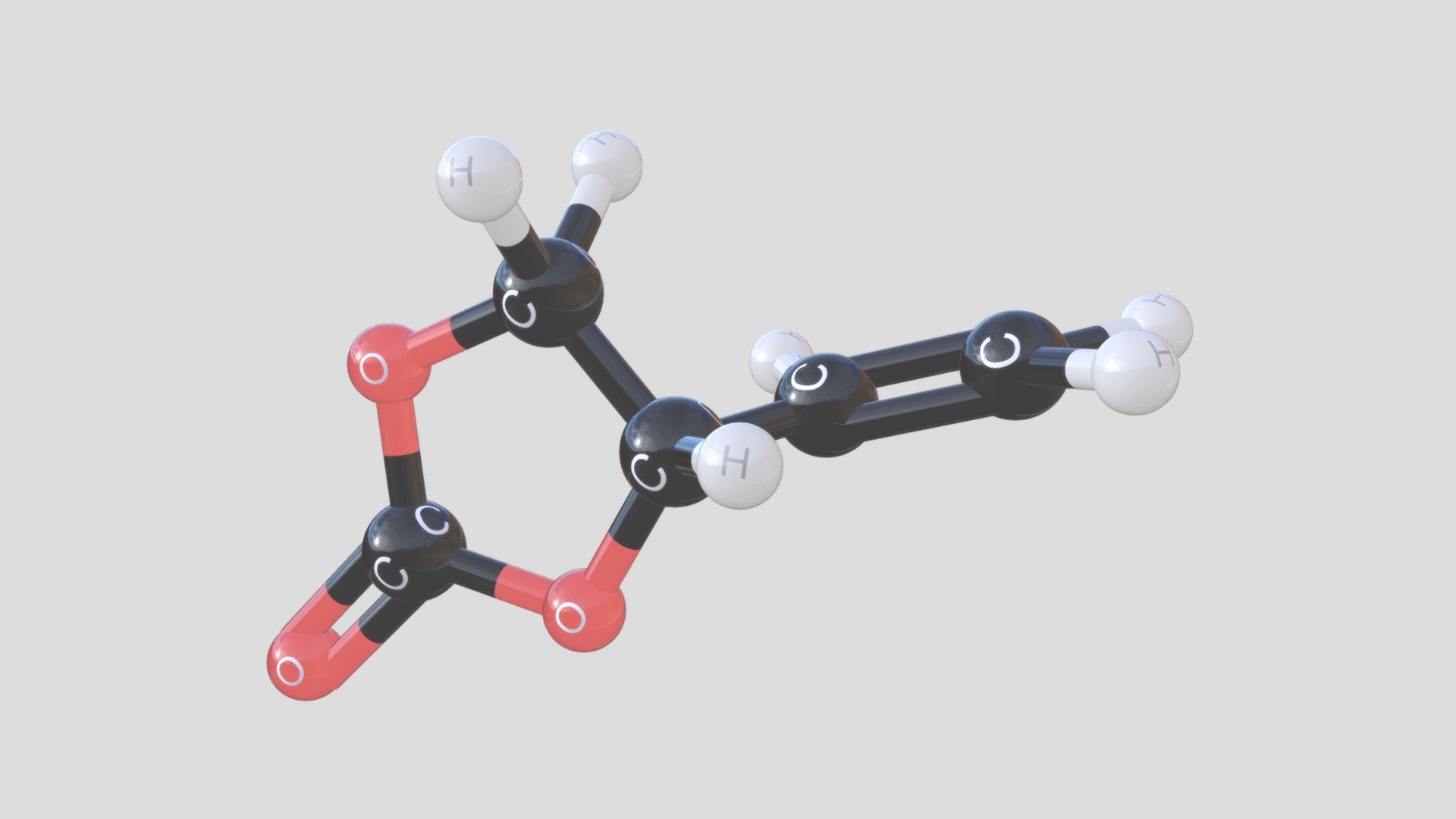 56 Vinylethylene carbonate - 3D model by illunex [cee2dc4] - Sketchfab