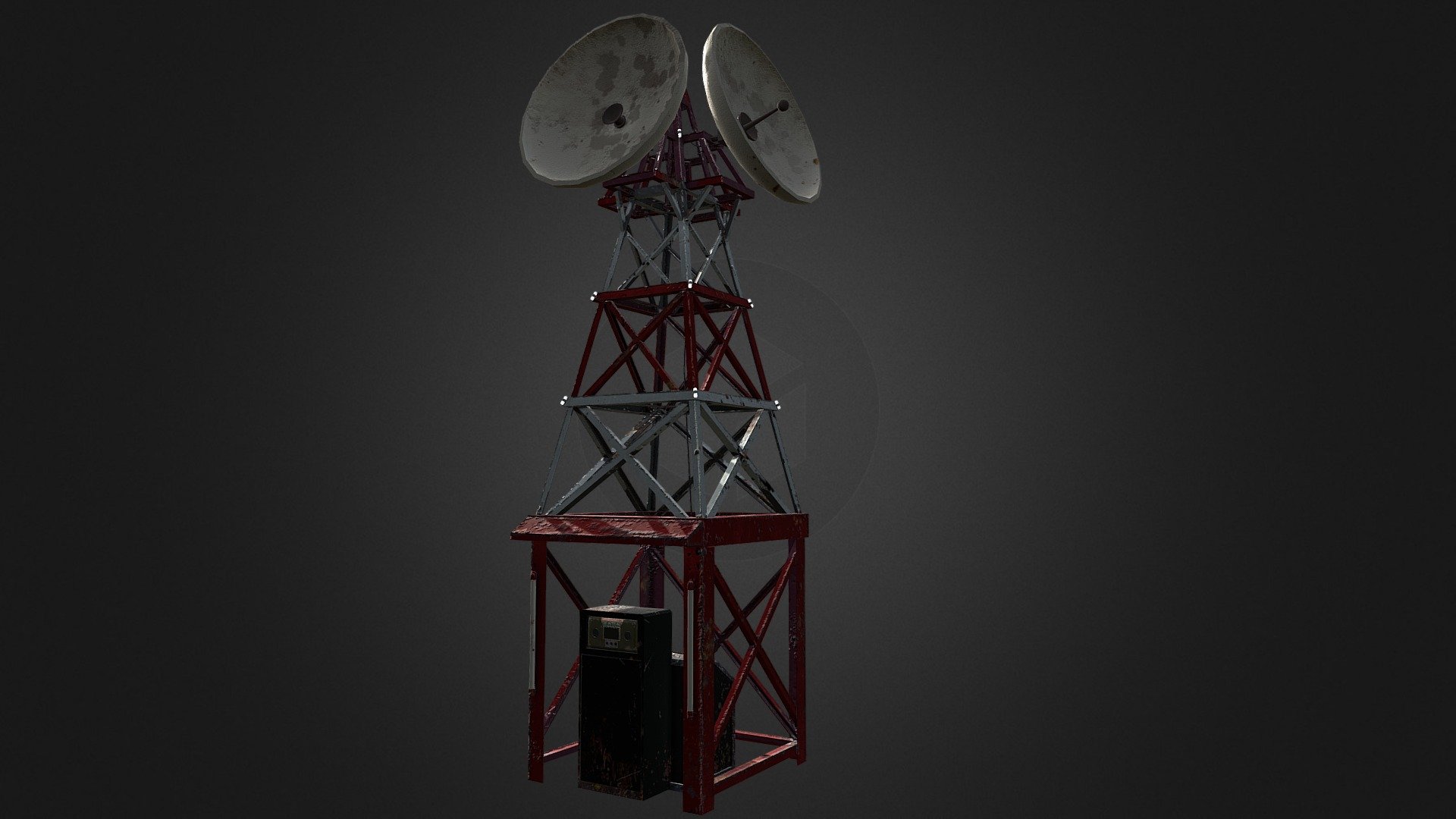 RadioTower - 3D model by tonykrankov [cee4222] - Sketchfab