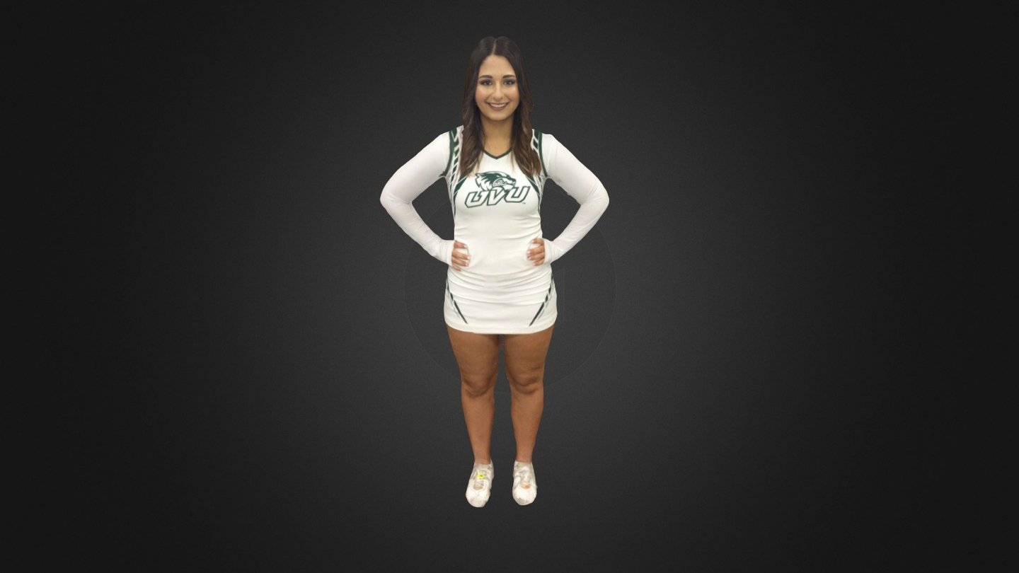 UVU Cheerleader Fullbody - 3D model by G MEDIA (@GMEDIA3D) [cee4ba6 ...