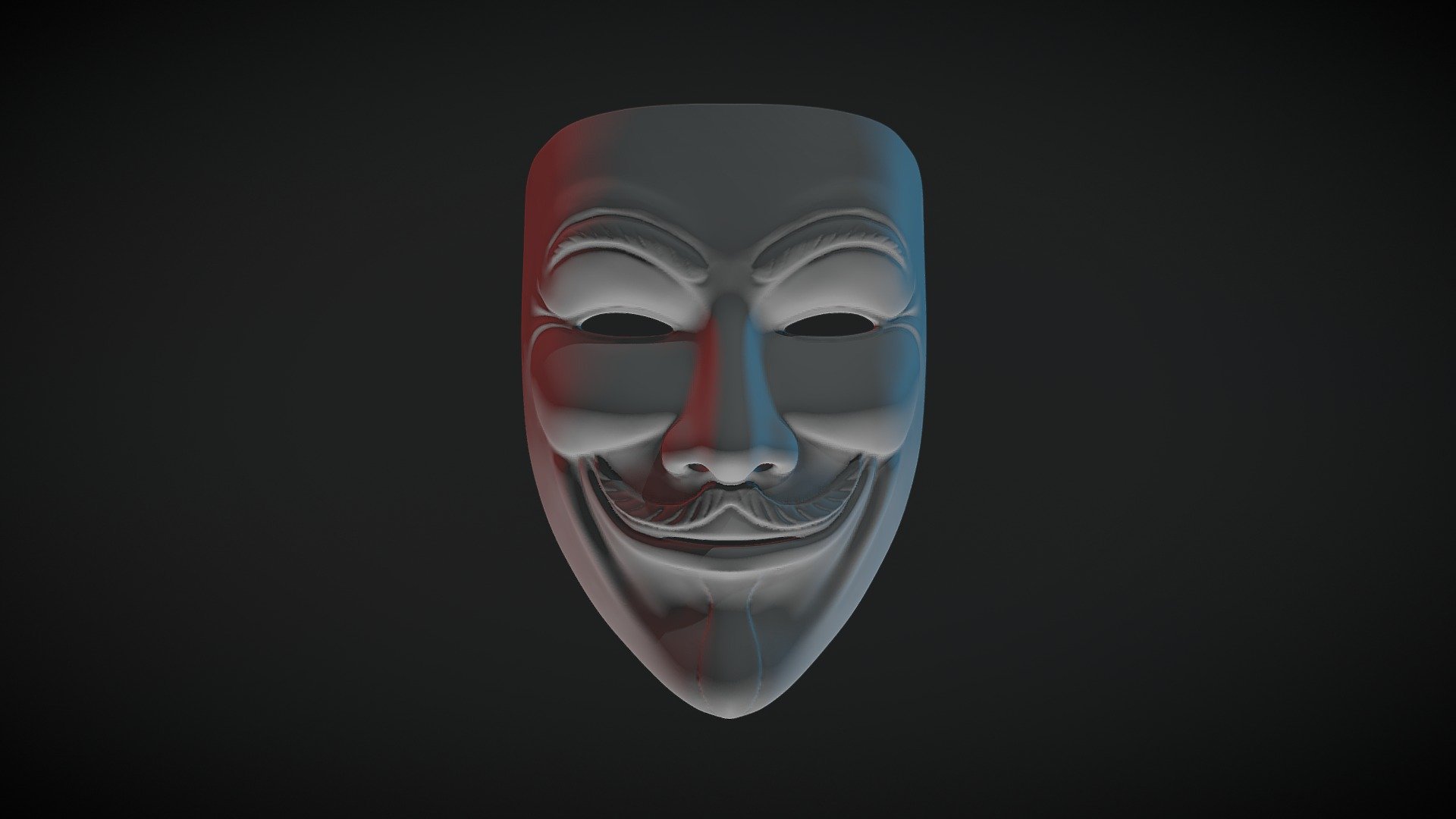 Sculpt January 2018 - 28 Cyber - Anonymous - Buy Royalty Free 3D model ...