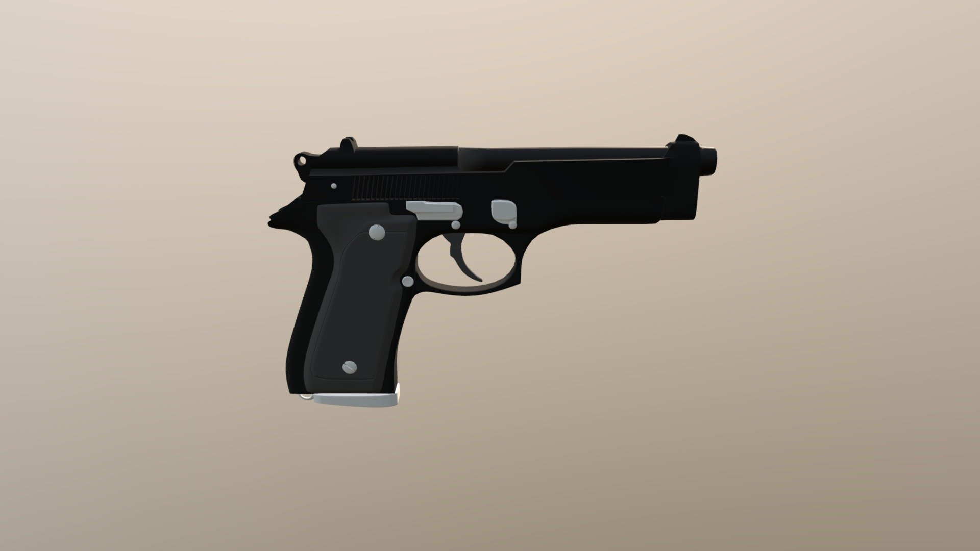 Beretta - 3D model by Gabriel.Nilsen [cee790d] - Sketchfab