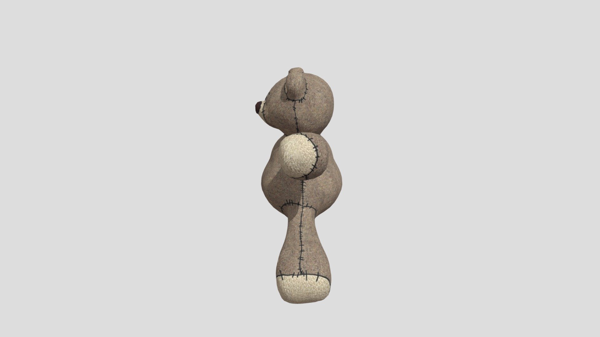 Teddy bear - Download Free 3D model by Etman [cee9495] - Sketchfab