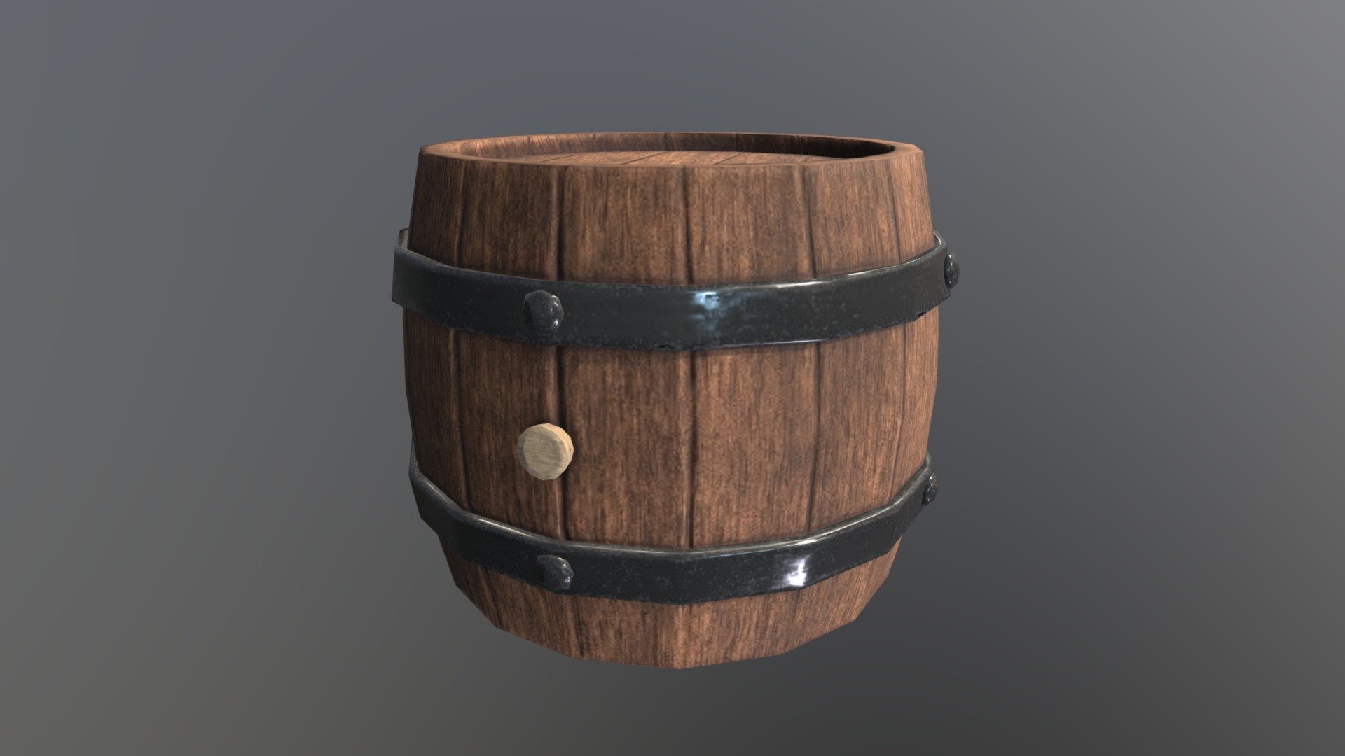 Fat Barrel - Download Free 3D model by Arnau Colomer (@arnaucolomer ...