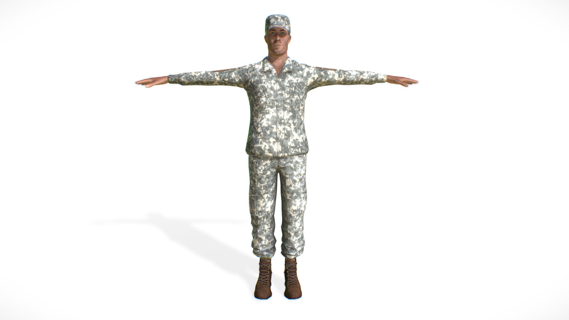 Soldier Cadet ( Rigged ) - Buy Royalty Free 3D model by Lucid Dreams ...