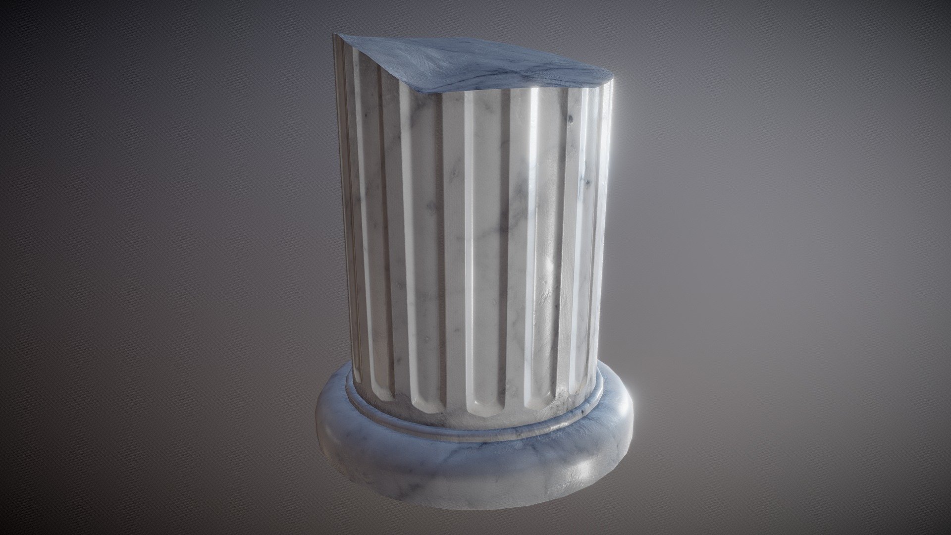 Broken Column - Buy Royalty Free 3D model by Jeremiah Clark ...