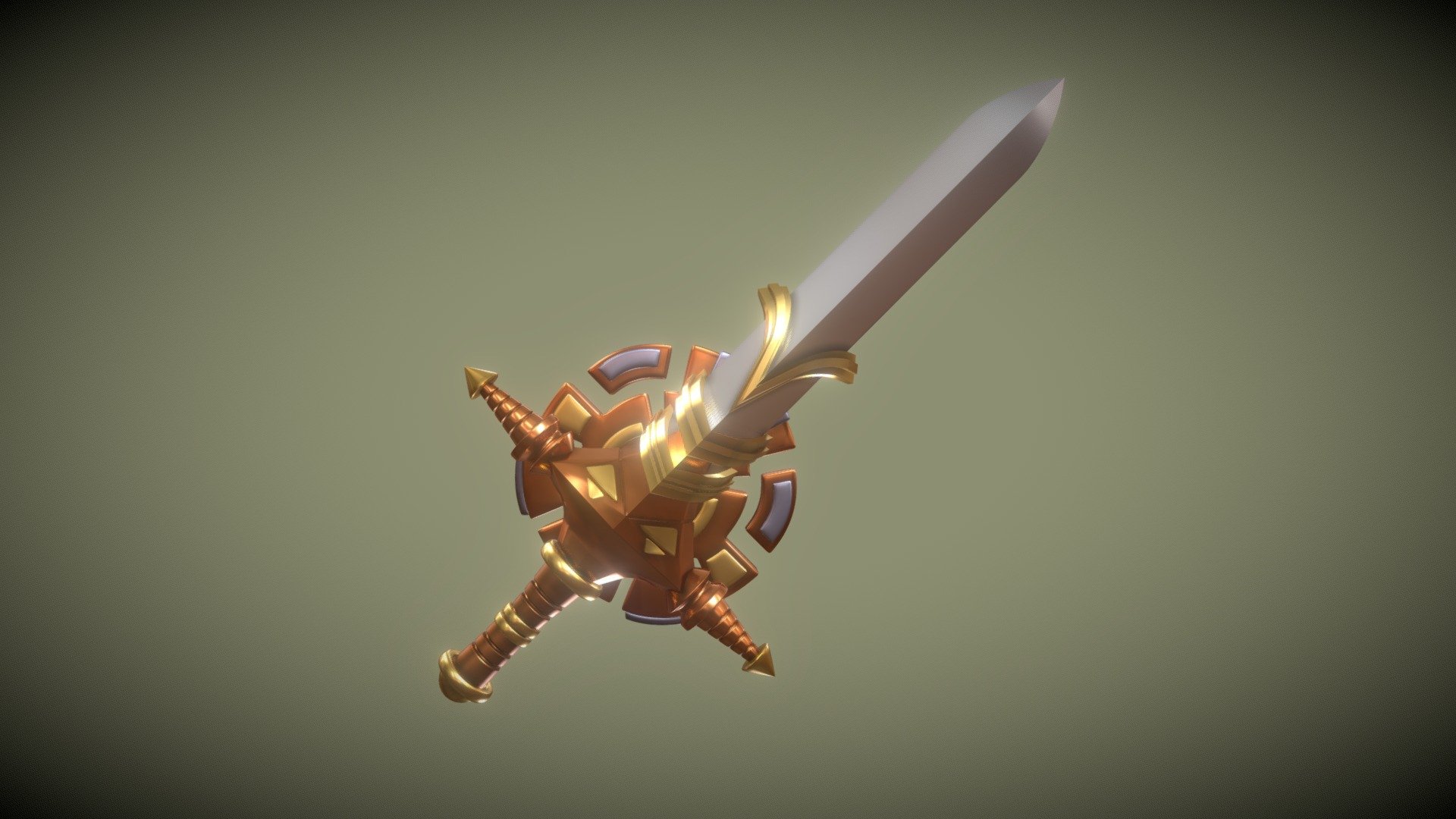 Swordtember 2023 Day 19: Blessed - 3D model by Liberi Arcano ...