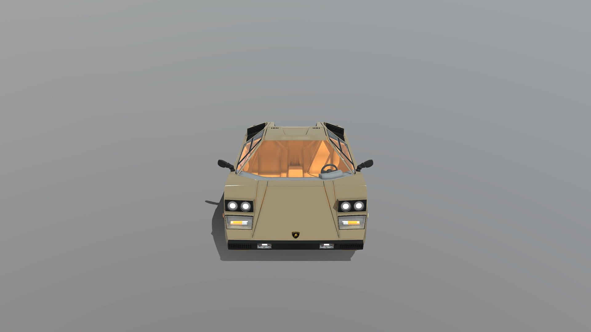 Lamborghini Countach LP400 - Download Free 3D model by Chrisaelus ...