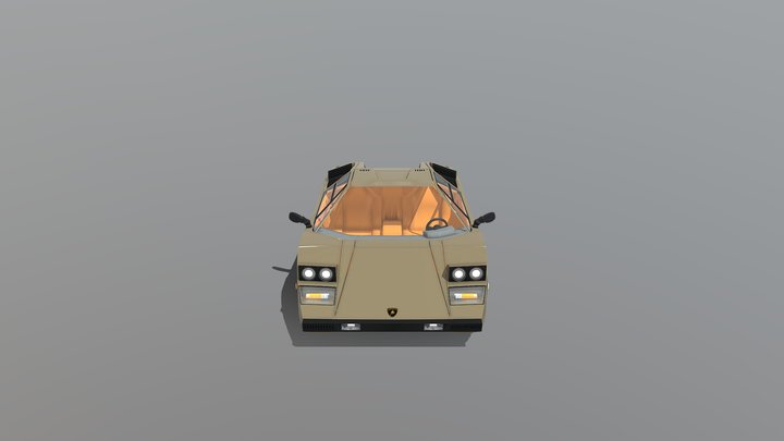 Lamborghini-countach 3D models - Sketchfab