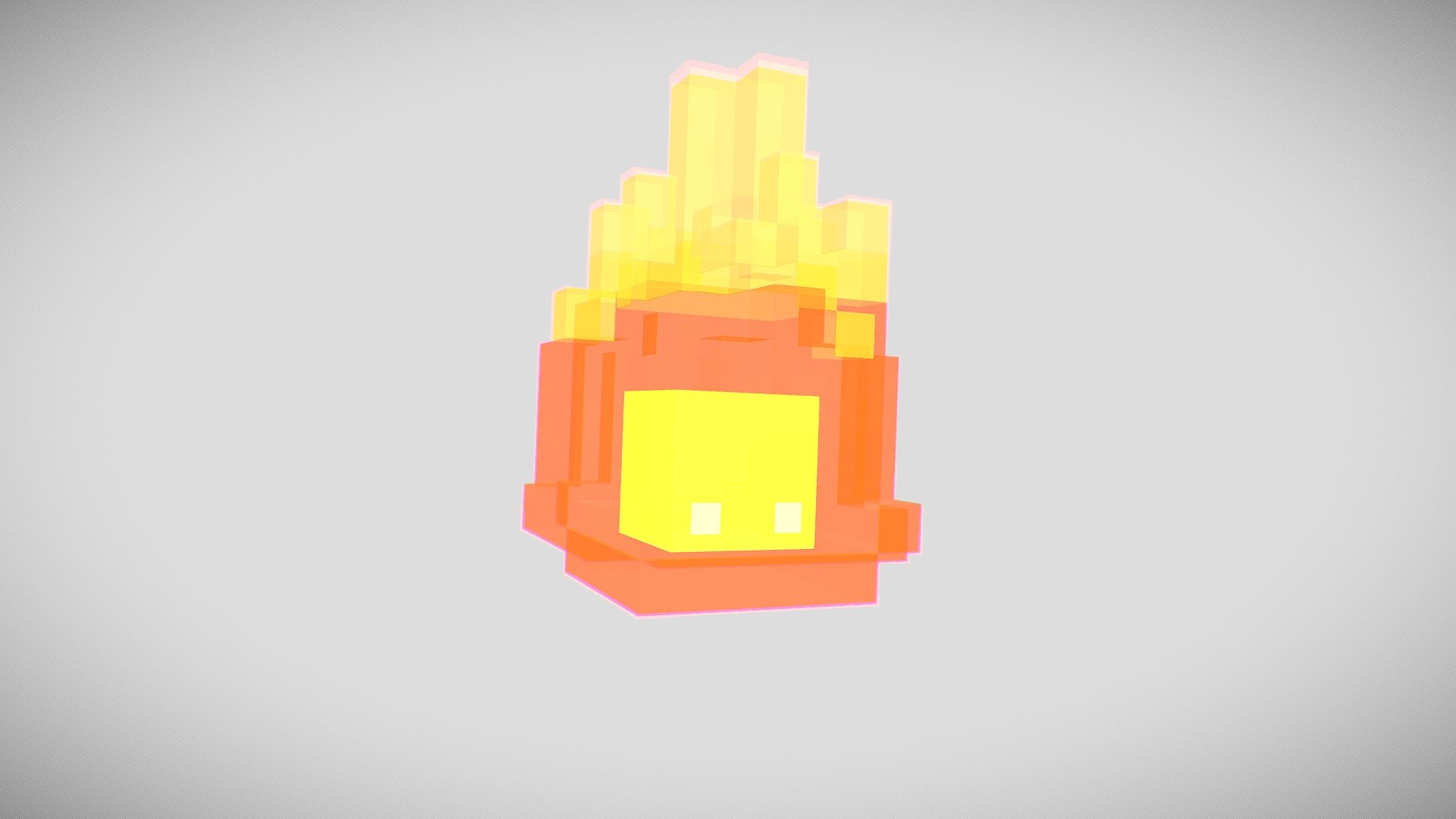 Fire enemy for a game jam + animation - Download Free 3D model by David ...