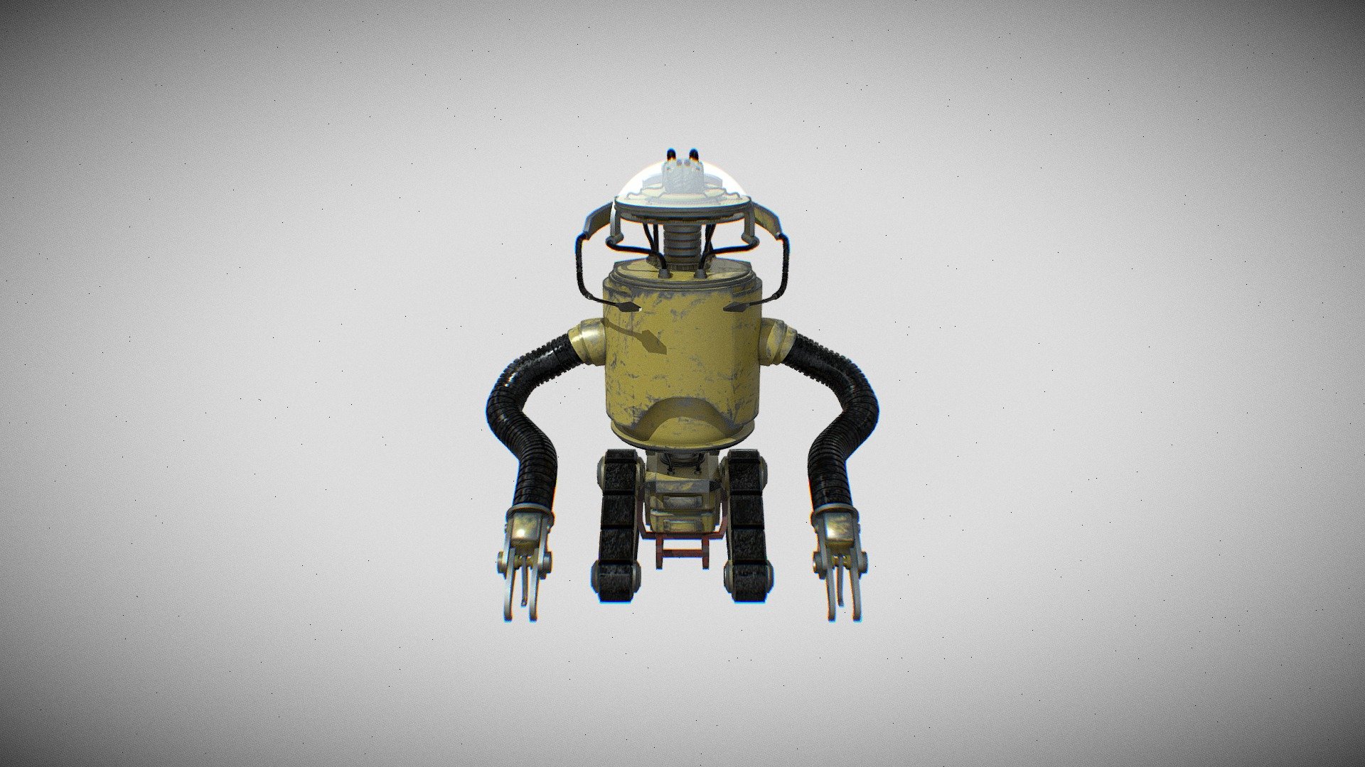 Realistic robot - 3D model by maxbreeze [cef4968] - Sketchfab