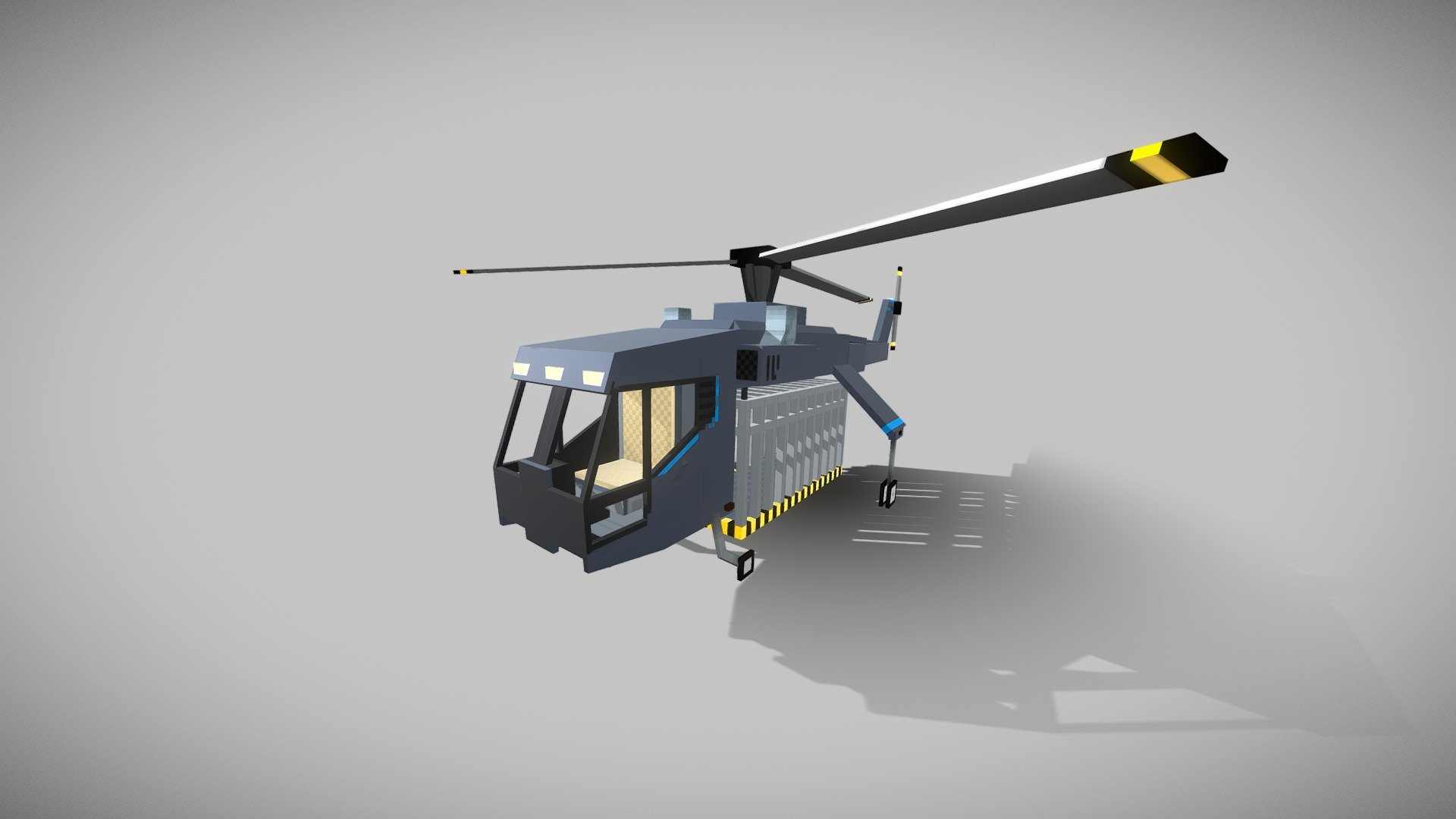 Cargo helicopter - 3D model by yimmydaza [cef4cc1] - Sketchfab