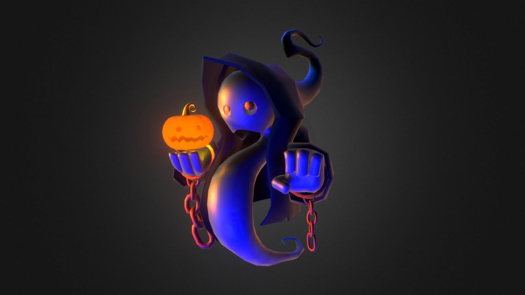 Halloween ghosty - 3D model by Alok (@alok.aks50) [cef4f4c] - Sketchfab