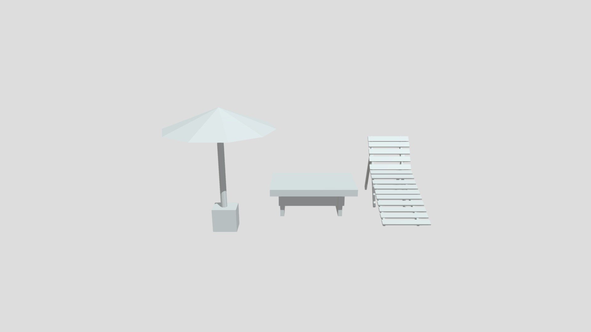 By The Ocean - 3 simple props. - 3D model by SergeantJordy [cef7110 ...