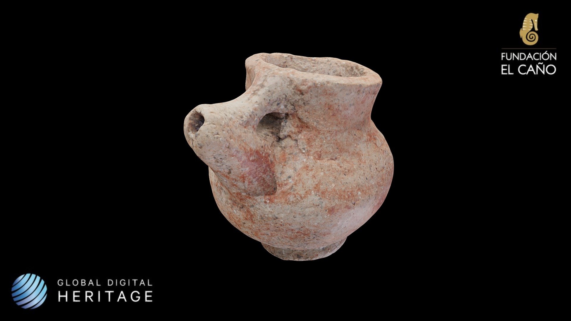 Miniature globular jug, El Caño (Panama) - Download Free 3D model by ...