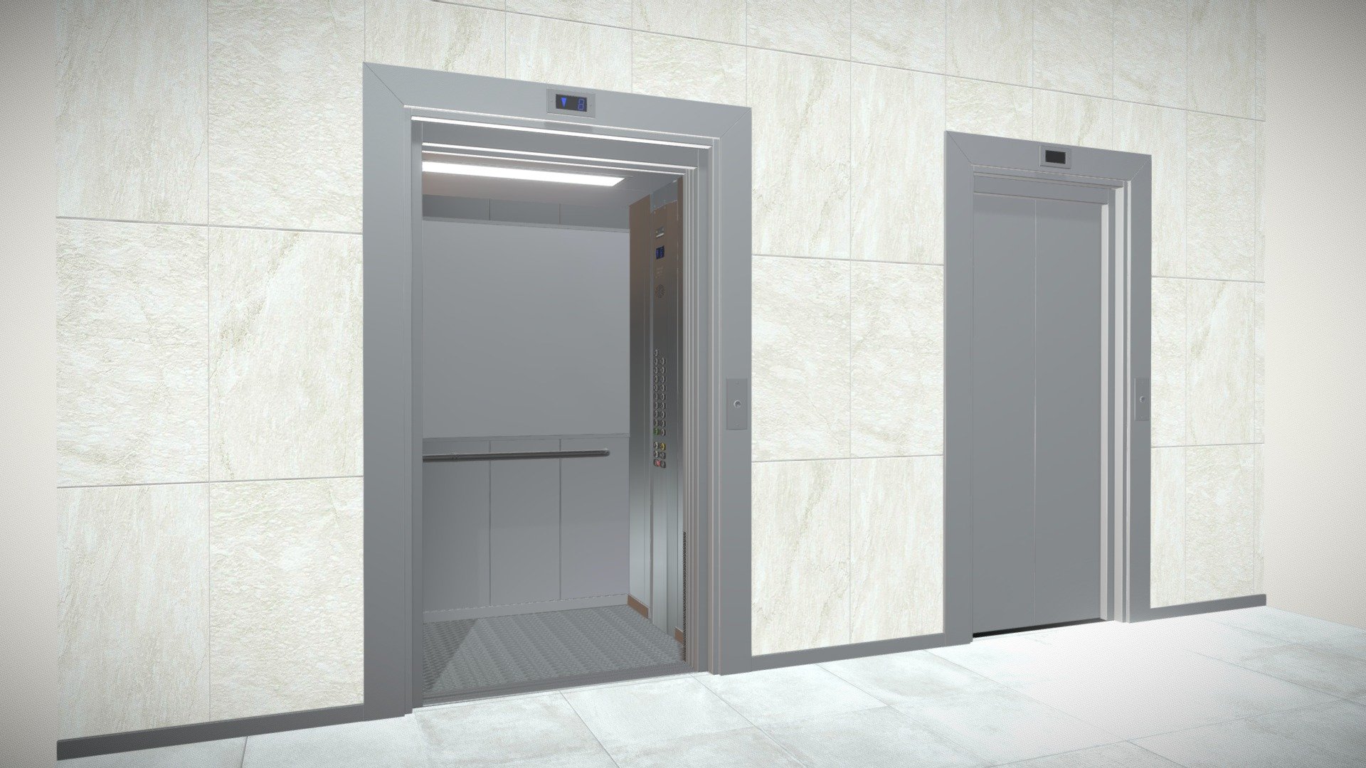 OTIS Gen 2 Elevator - 3D model by madMIX [cefa74a] - Sketchfab