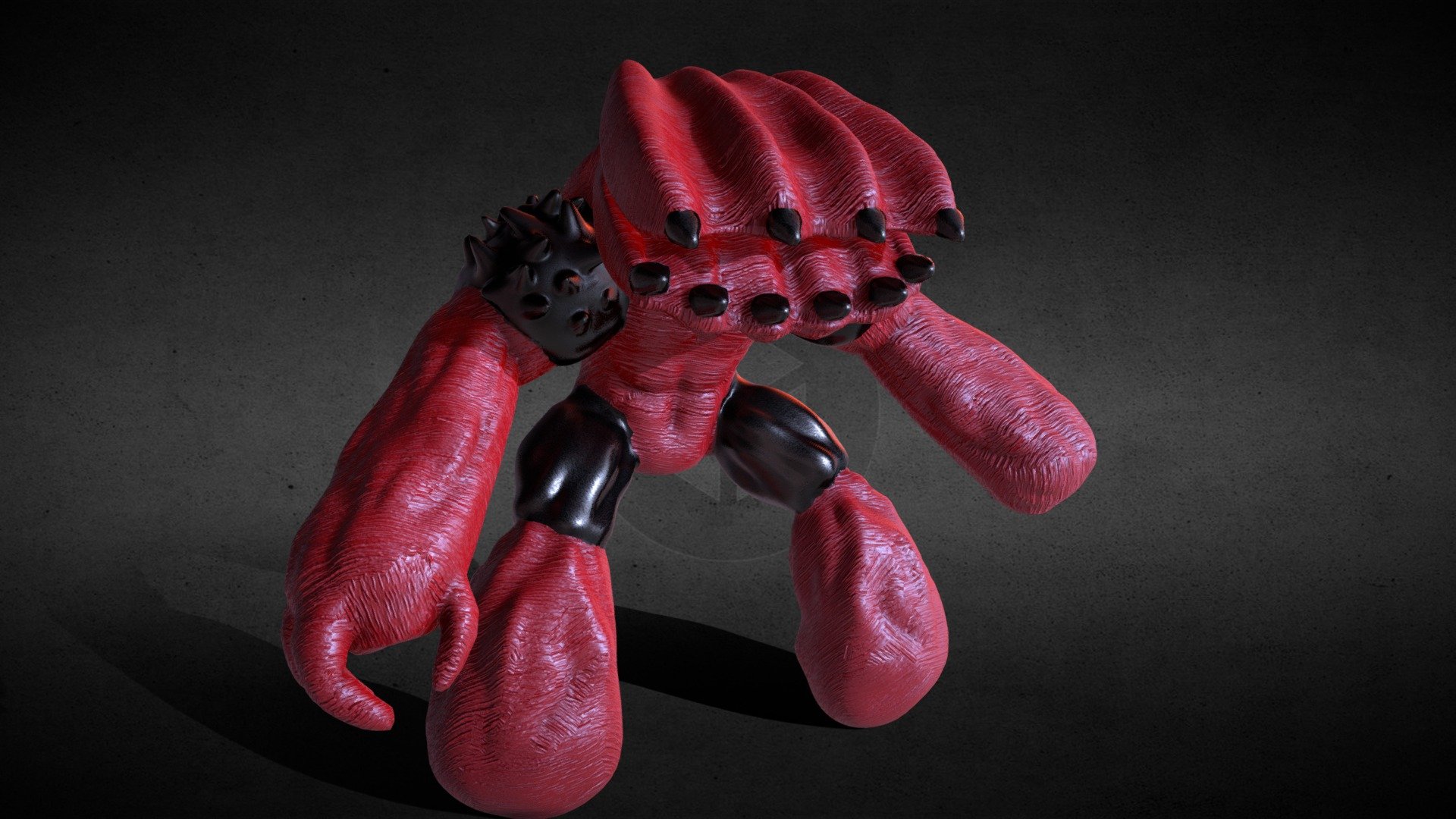 Monster - Download Free 3D model by KillerBear [cefd12d] - Sketchfab