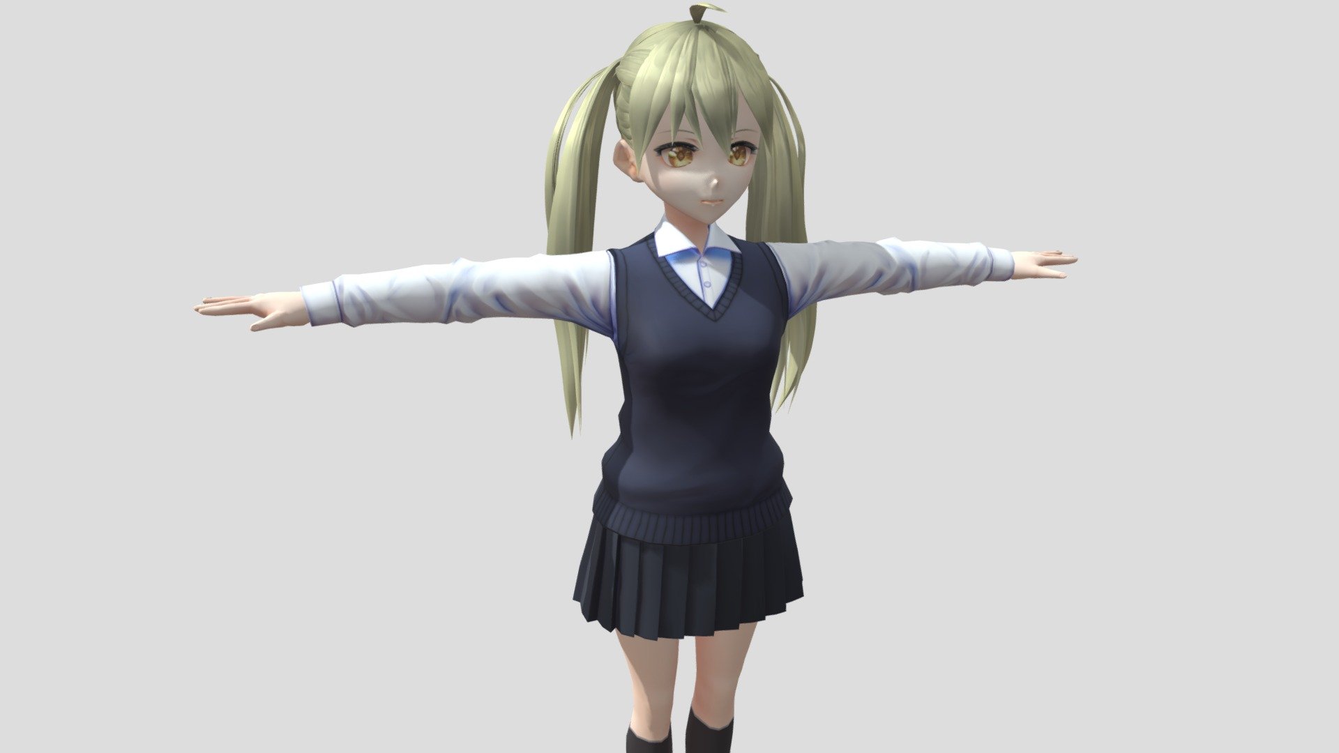 【Anime Character】Alex/Alice (V2/Unity 3D) - Buy Royalty Free 3D model ...