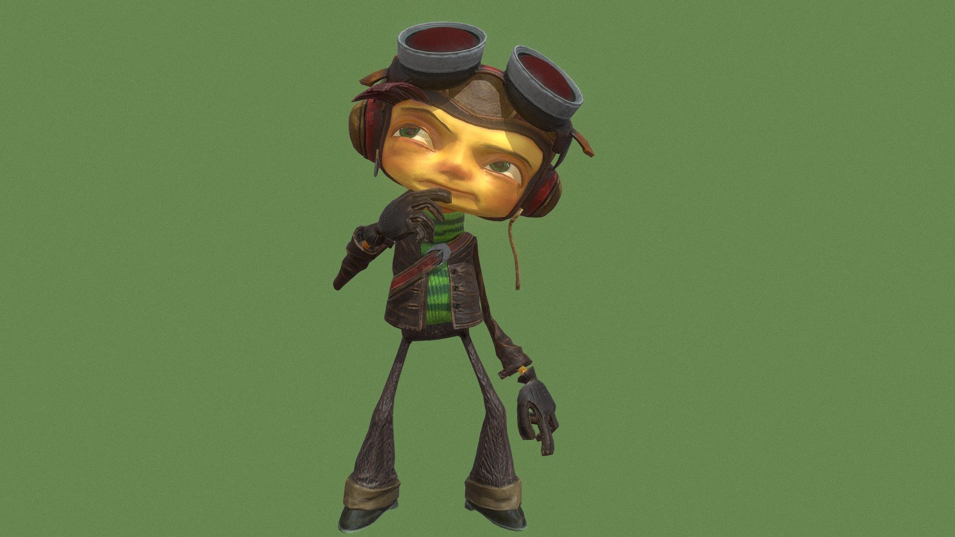 (psychonauts) raz_hmm - 3D model by Sonicvoir (@edieleneal22) [cefff6e ...