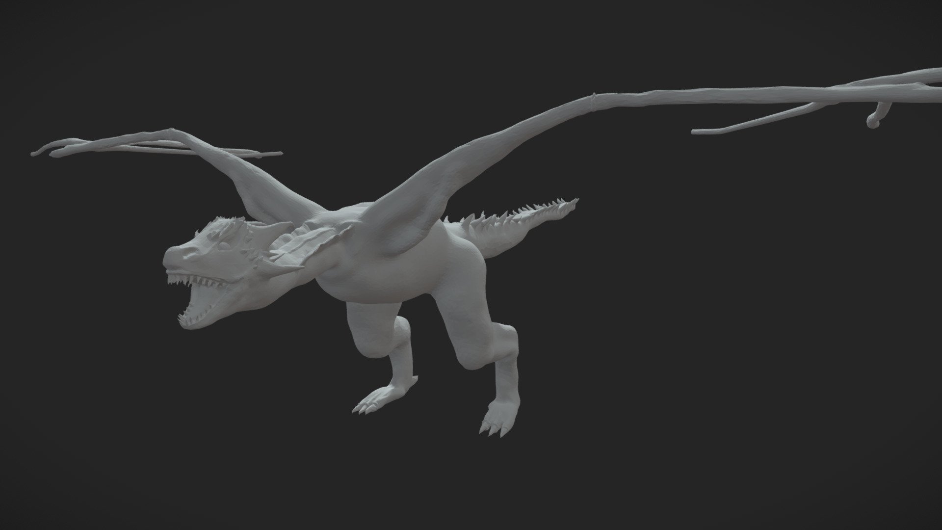 Dragon sculpt - raw - 3D model by LightHue [cf0041f] - Sketchfab