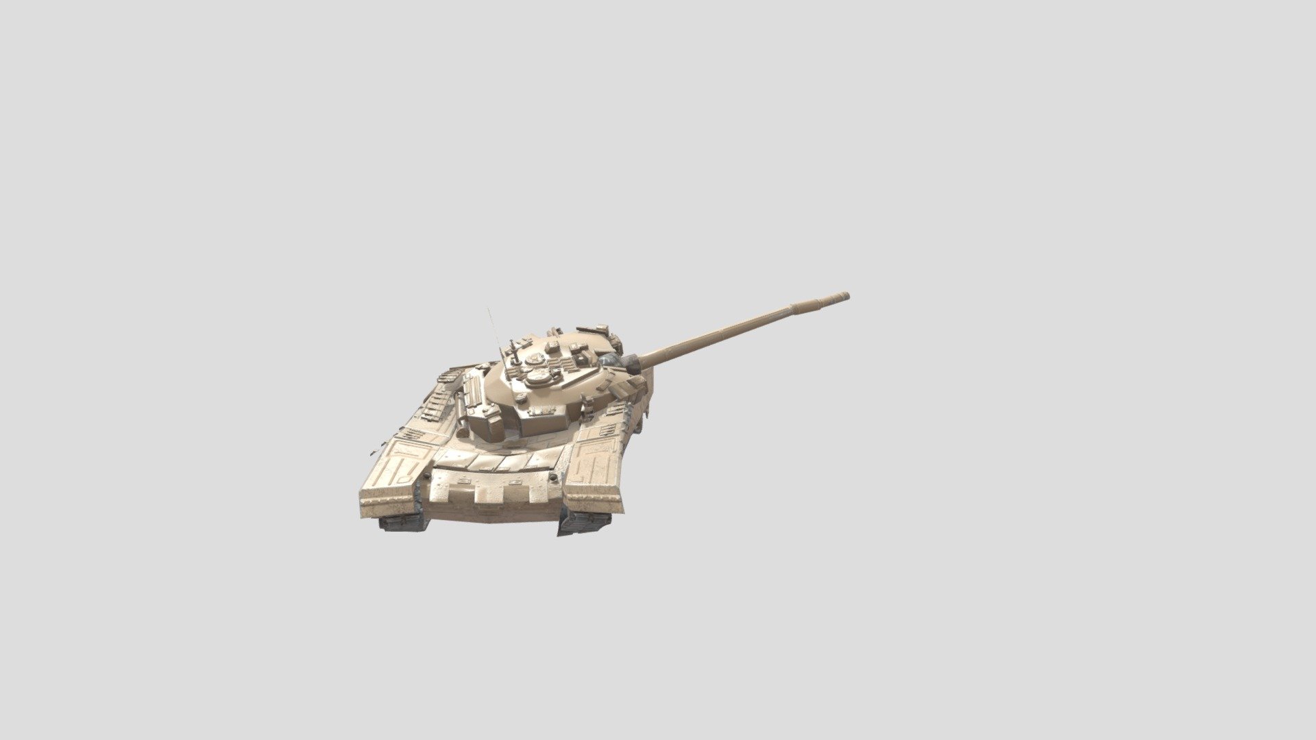 Destroy_Tank_V4 - 3D model by Ashutosh10 [cf0138f] - Sketchfab