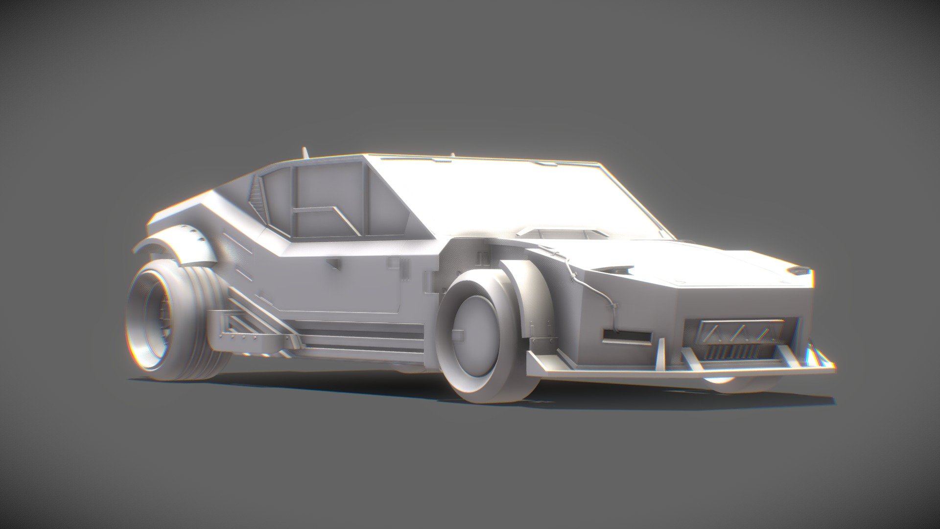 Cyberpunk Car - 3D model by Sack7040 [cf015ae] - Sketchfab