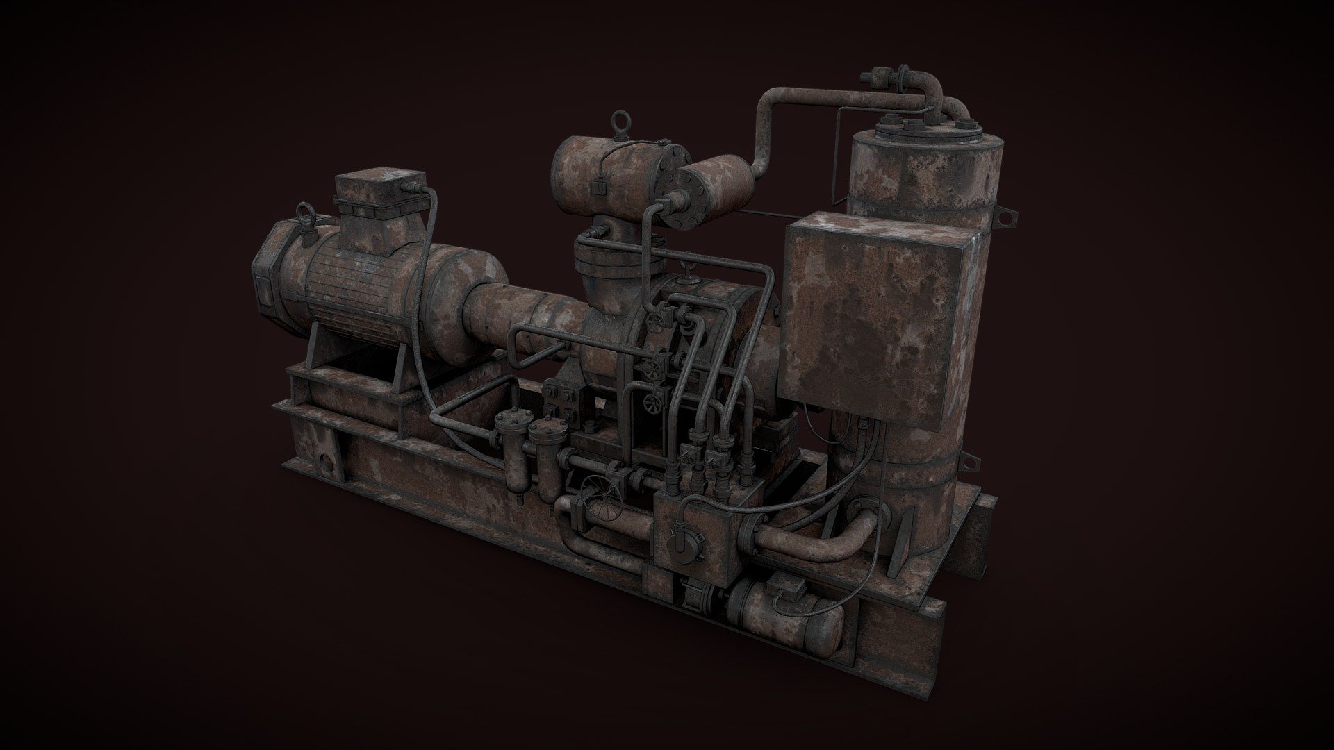 Rusted machinery device - Buy Royalty Free 3D model by maxpsr [cf019cd ...