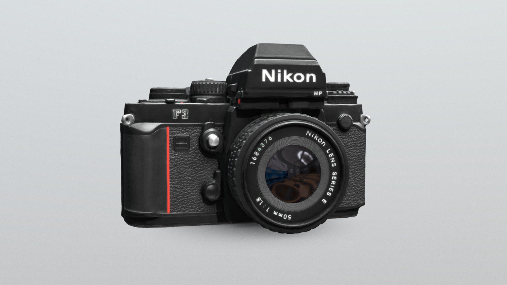 Nikon F3 SLR camera - 3D model by beernbike [cf029f9] - Sketchfab