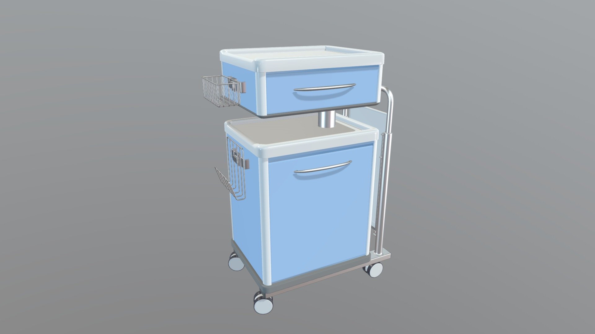 Hospital medical Trolley - Download Free 3D model by Chenchanchong ...