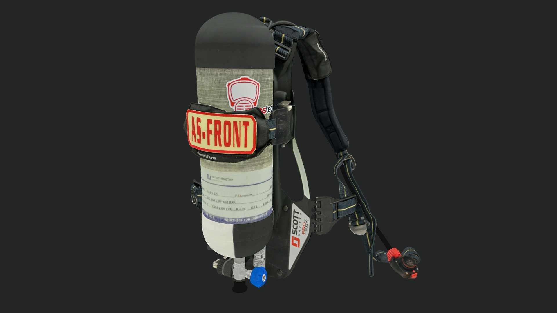 Firefighter Vision: Breathing apparatus - 3D model by Firefighter ...
