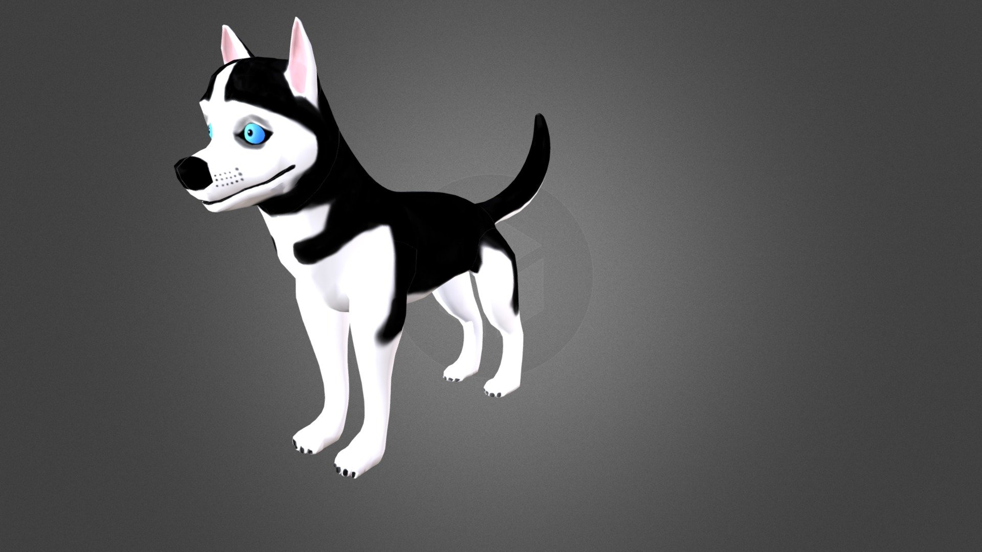 Huskey Puppey - Buy Royalty Free 3D model by Nudelkopf [cf03f65 ...