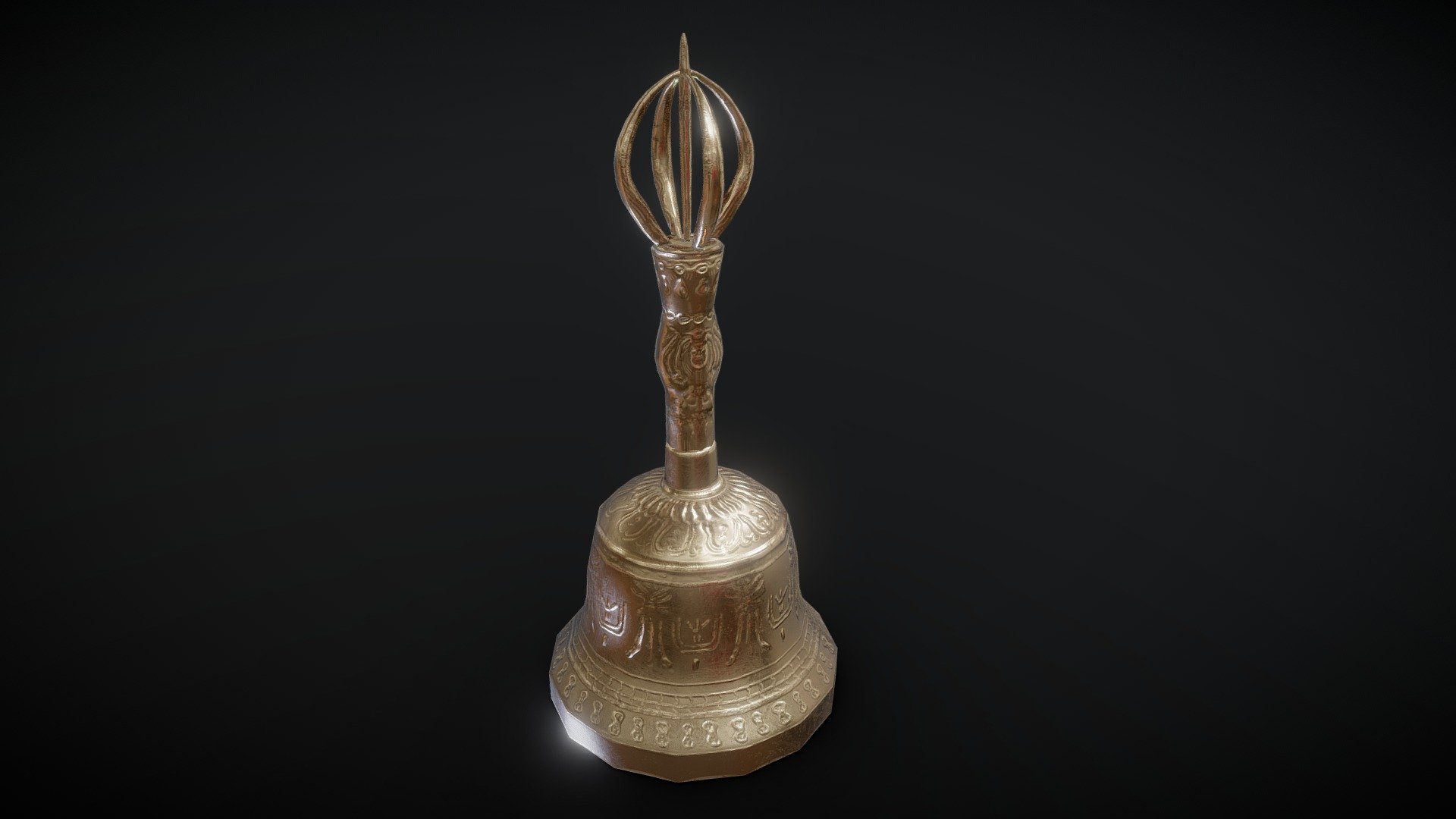 Witch Bell - Buy Royalty Free 3D model by Rokay3D [cf041bc] - Sketchfab ...