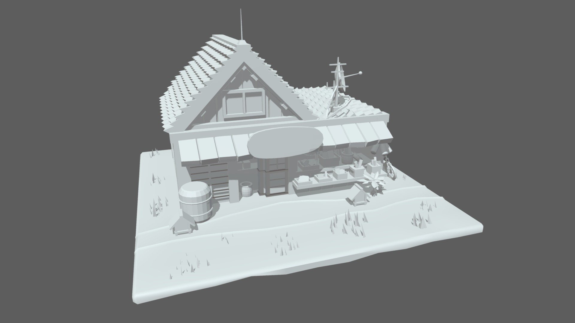 House Base Mesh - 3D model by MiguelFua [cf04a69] - Sketchfab