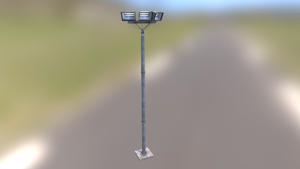 Floodlight - 3D model by richardpatrick [cf0513c] - Sketchfab