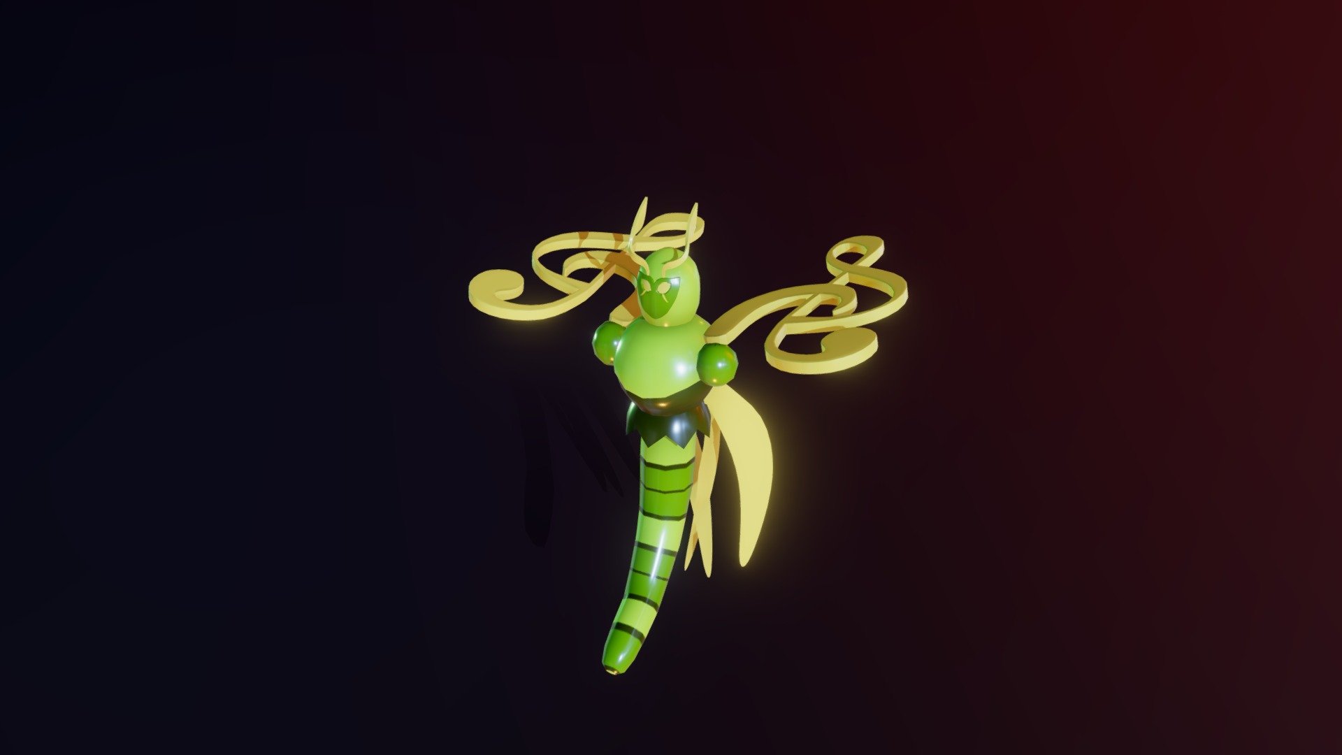 Musical Butterfly Monster - Buy Royalty Free 3D model by waimus ...
