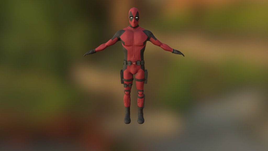 Deadpool Model - 3D model by Tara (@littlemomos) [cf061d6] - Sketchfab