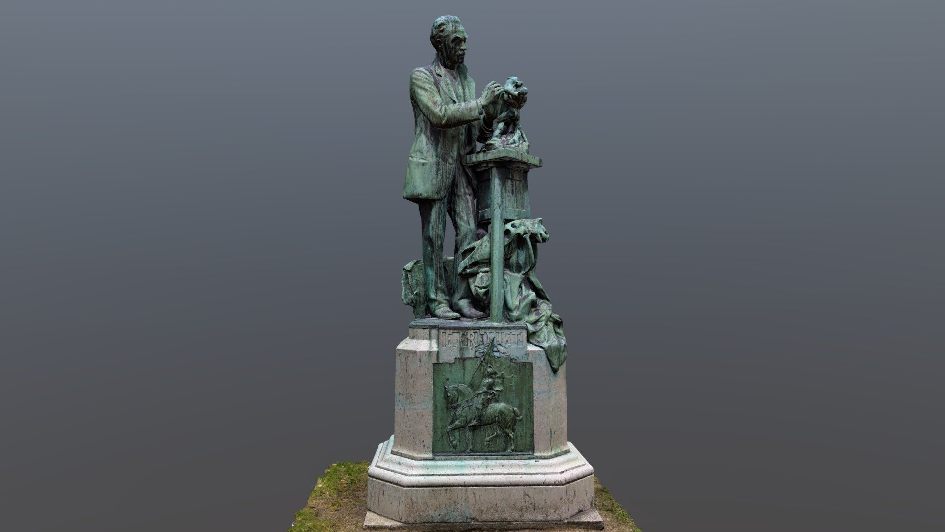Emmanuel Frémiet by Henri-Léon Greber - 3D model by Specimen 3D ...