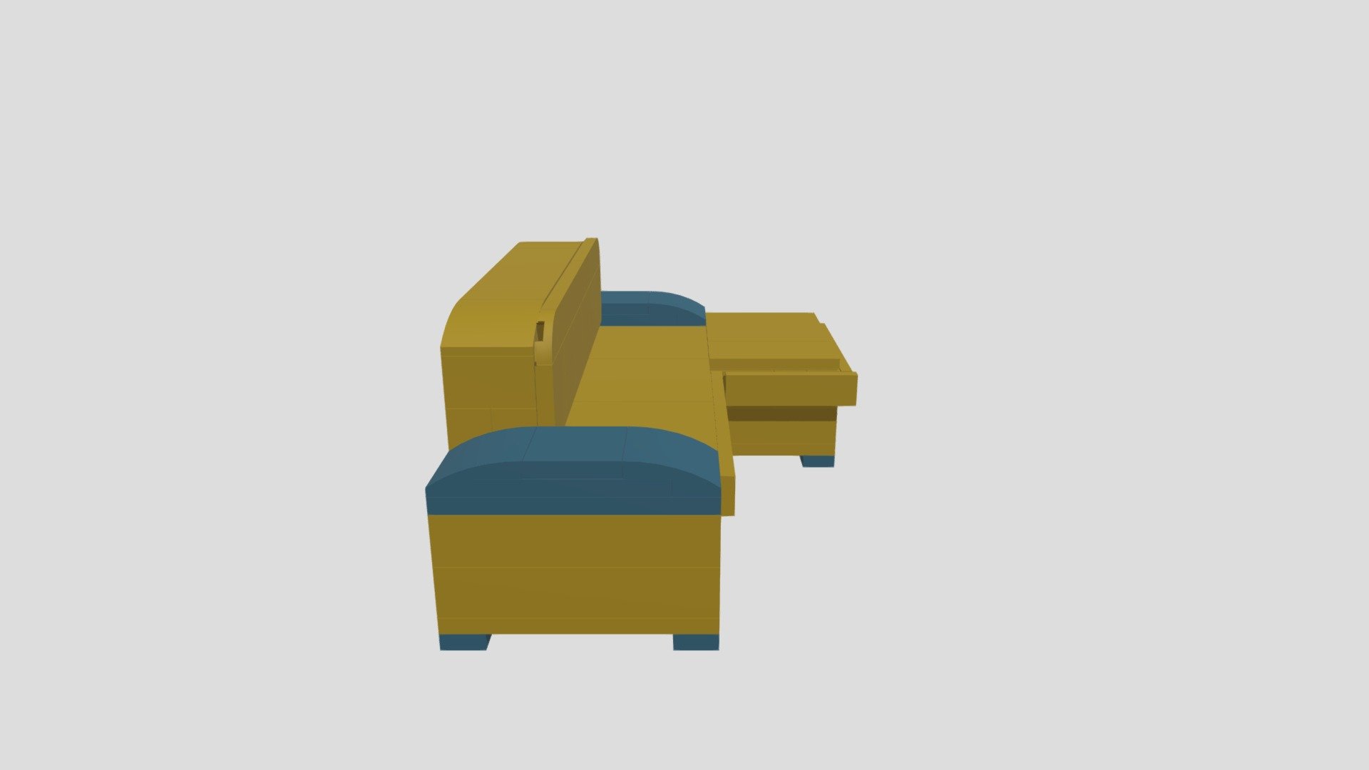 lego sofa - 3D model by flowersinacqua [cf0737c] - Sketchfab