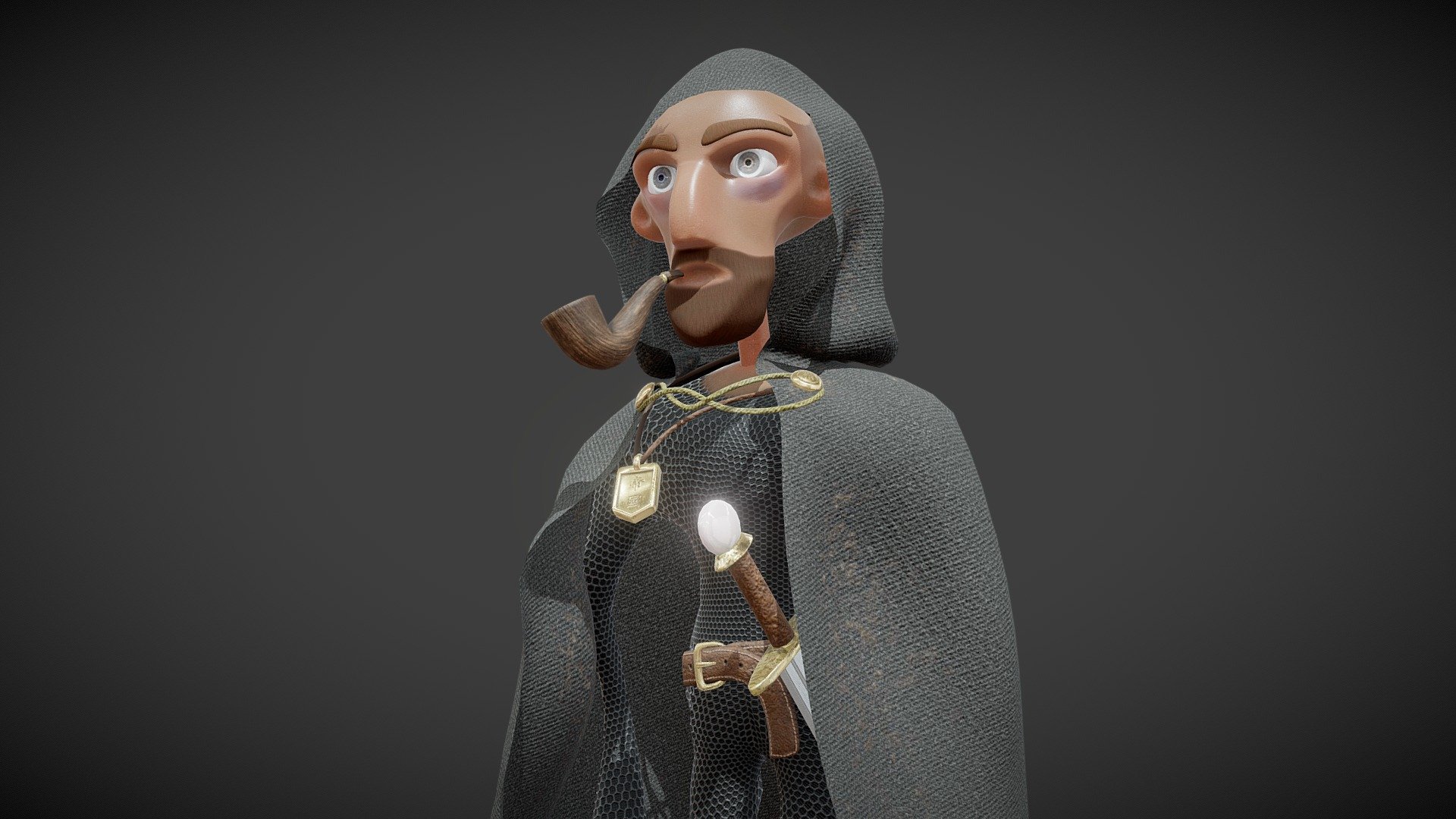 Dark Hero - 3D model by YunXi Zheng (SamMi) (@yunxizheng) [cf07baf ...