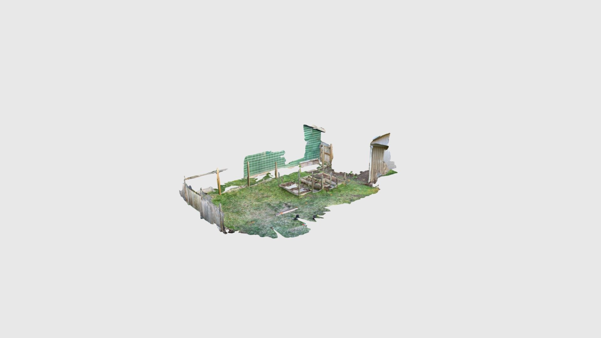 Back yard - Download Free 3D model by NatureVR [cf07e35] - Sketchfab