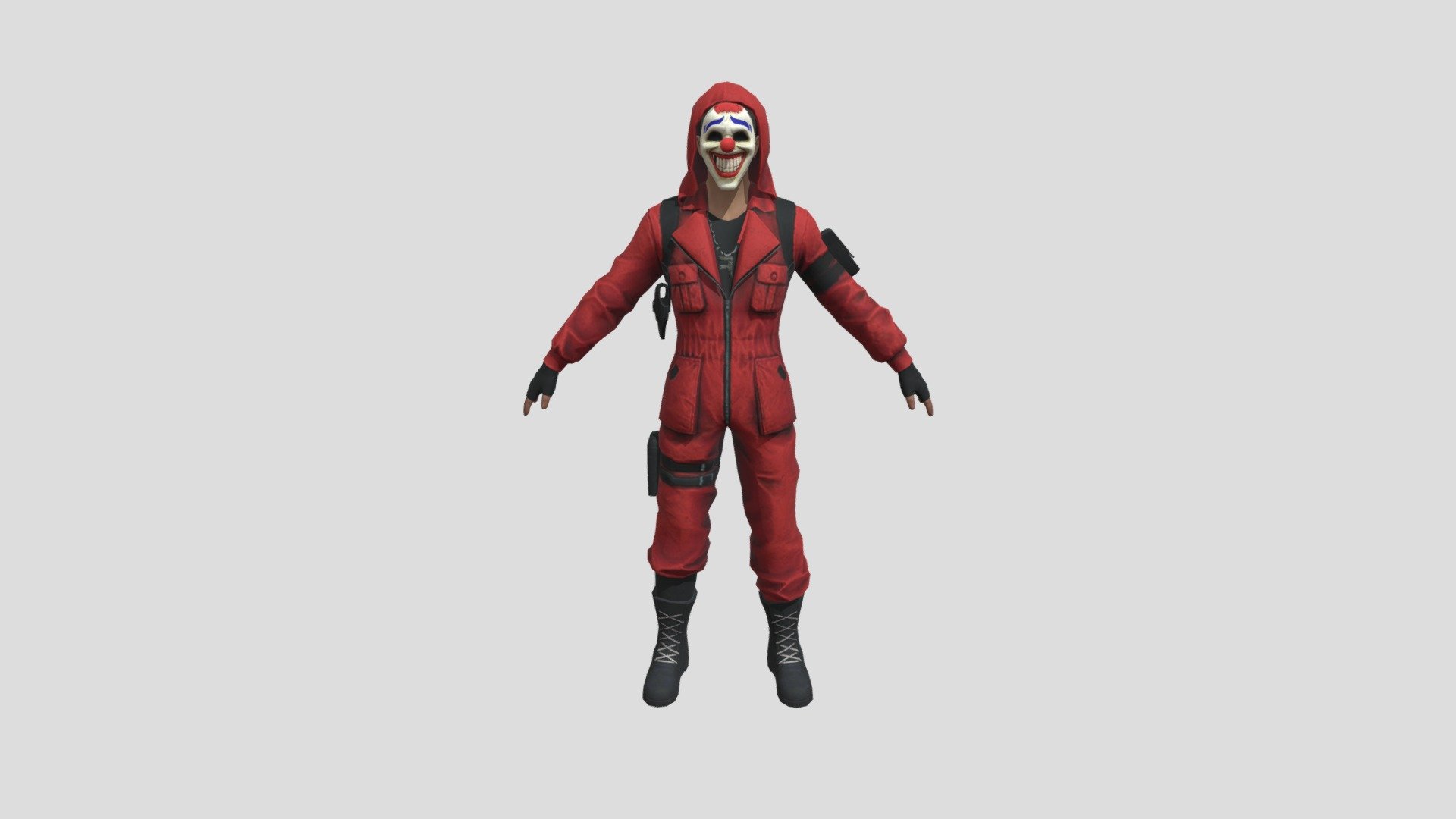 Free fire Red criminal - Download Free 3D model by anandpanchal1232 ...
