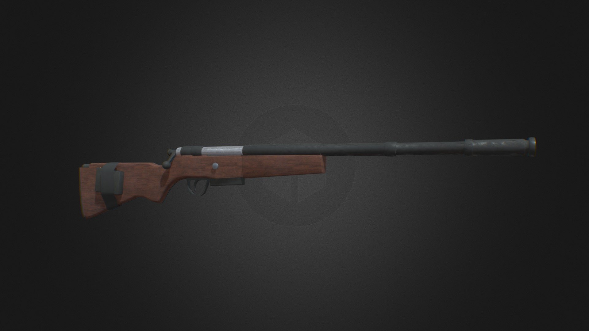 Simple Rifle - Download Free 3D model by Blender3D (@Blender3D ...