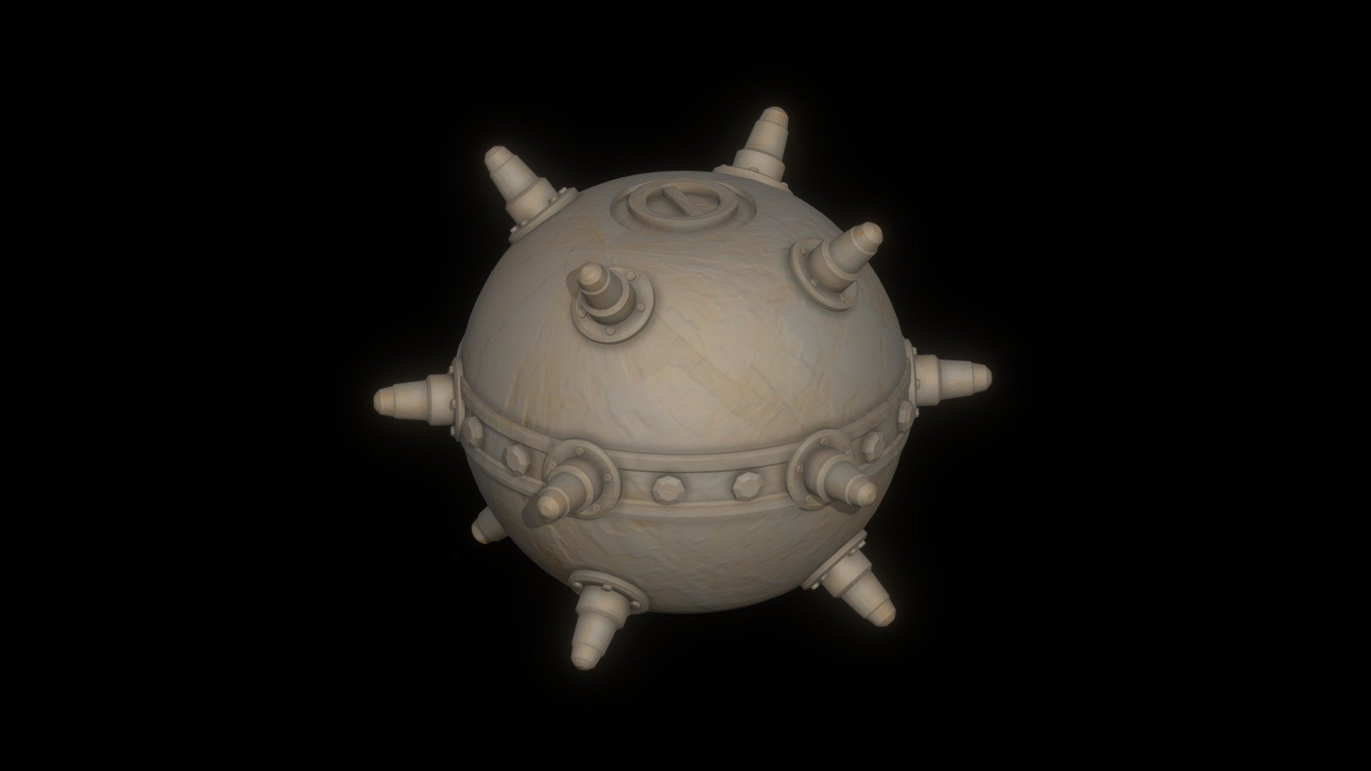 Sea Mine - Download Free 3D model by Marcel van Duijn (@MarcelvanDuijn ...
