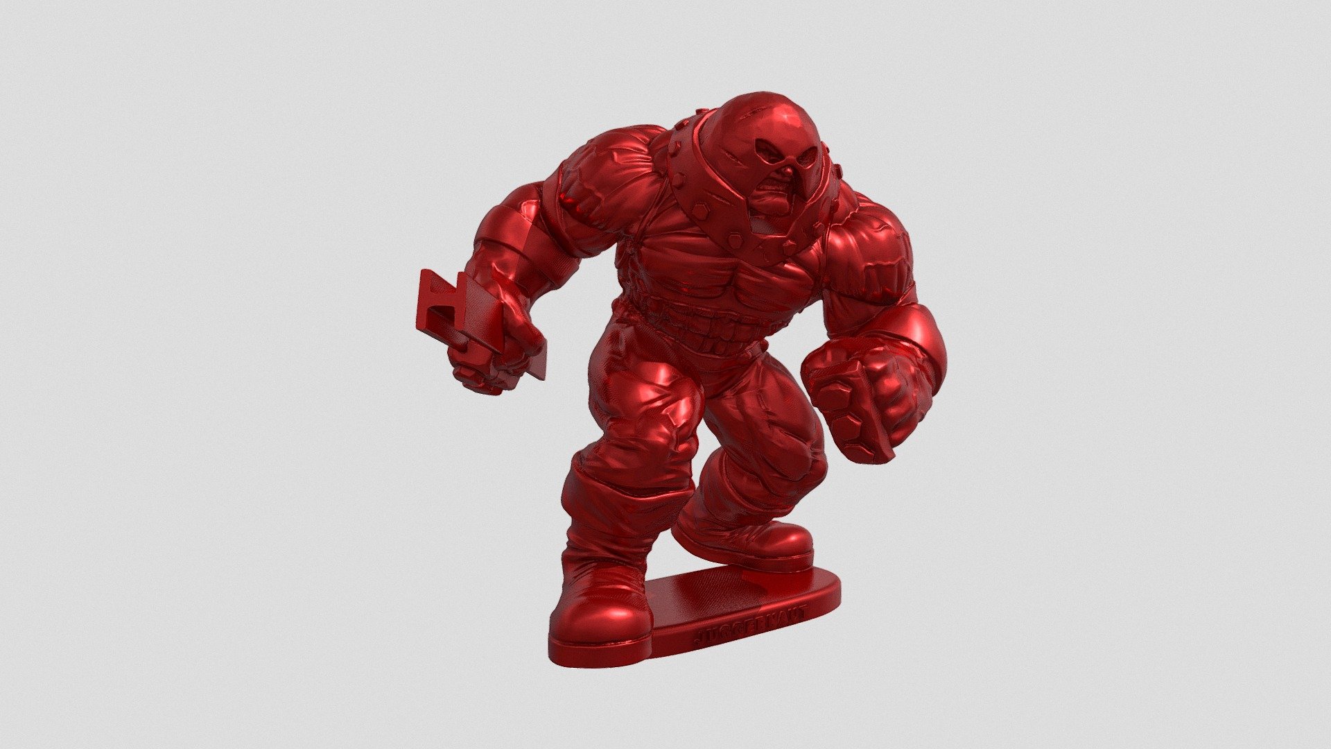 #105 - Juggernaut - 3D model by 3DCraft (@insta3dcraft) [cf0aad3 ...