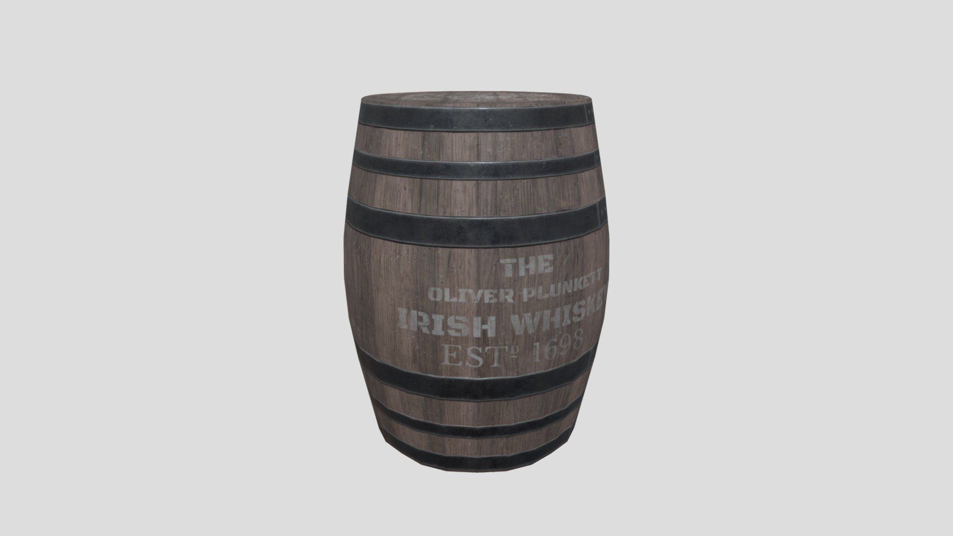 Whiskey Barrel - Download Free 3D model by alekseipismennyi [cf0b102 ...