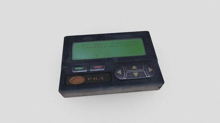 Pager 3D models - Sketchfab